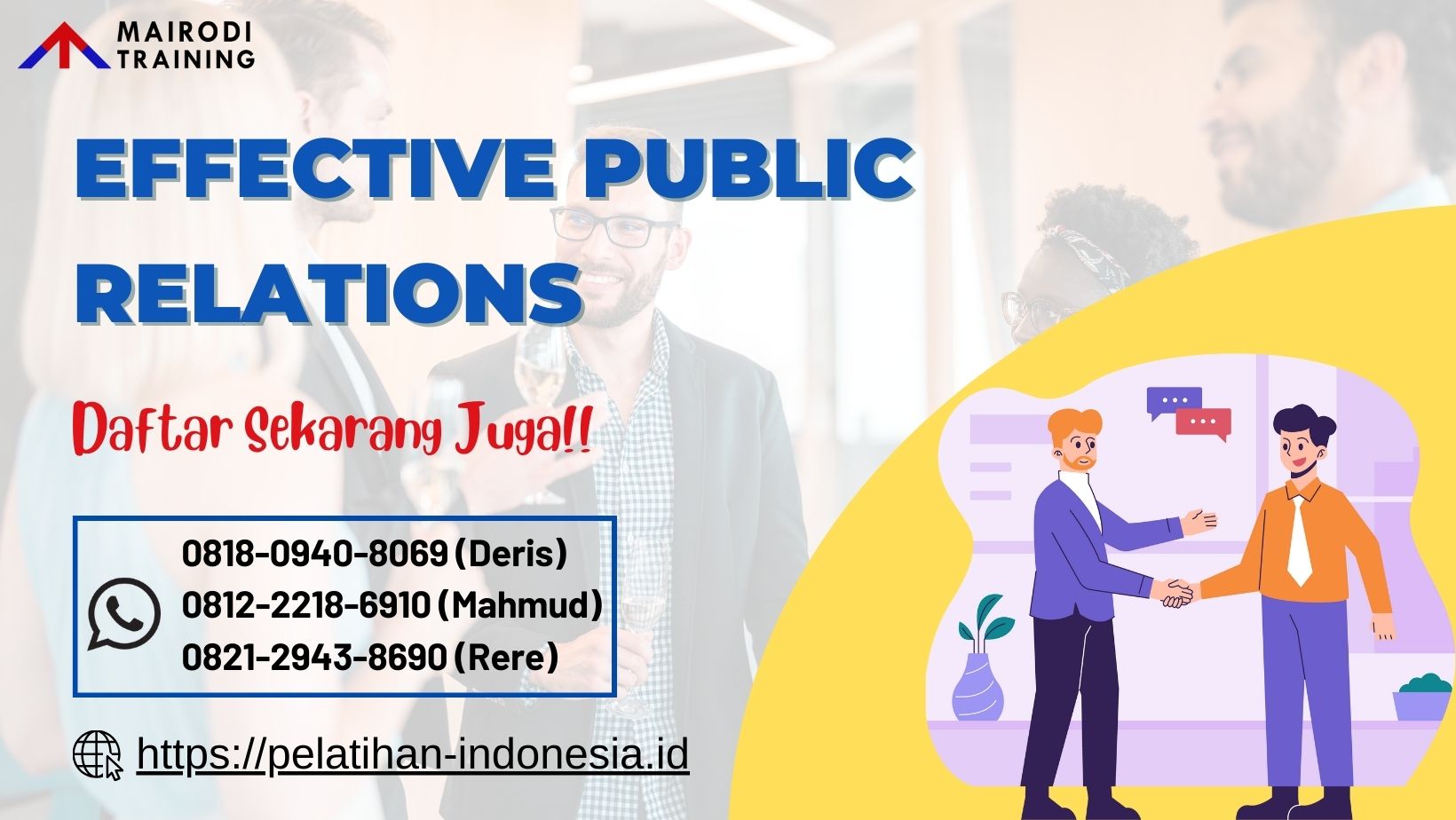 Pelatihan Public Relations - Informasi Pelatihan Indonesia