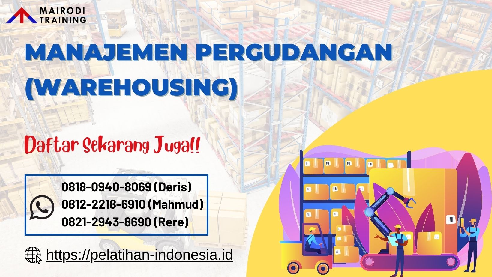 Pelatihan Manajemen Pergudangan - Website Pelatihan Indonesia
