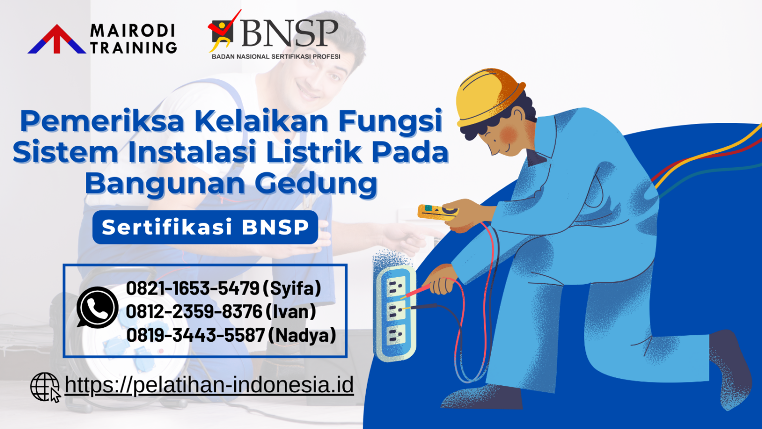 Sertifikasi Pemeriksaan Instalasi Listrik Bangunan - BNSP