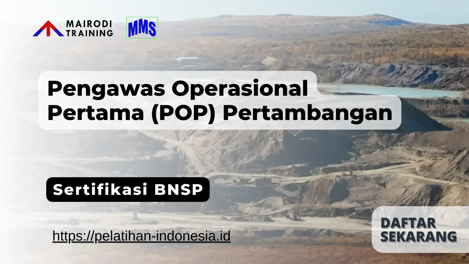 Sertifikasi POP BNSP (Pengawas Operasional Pertama)