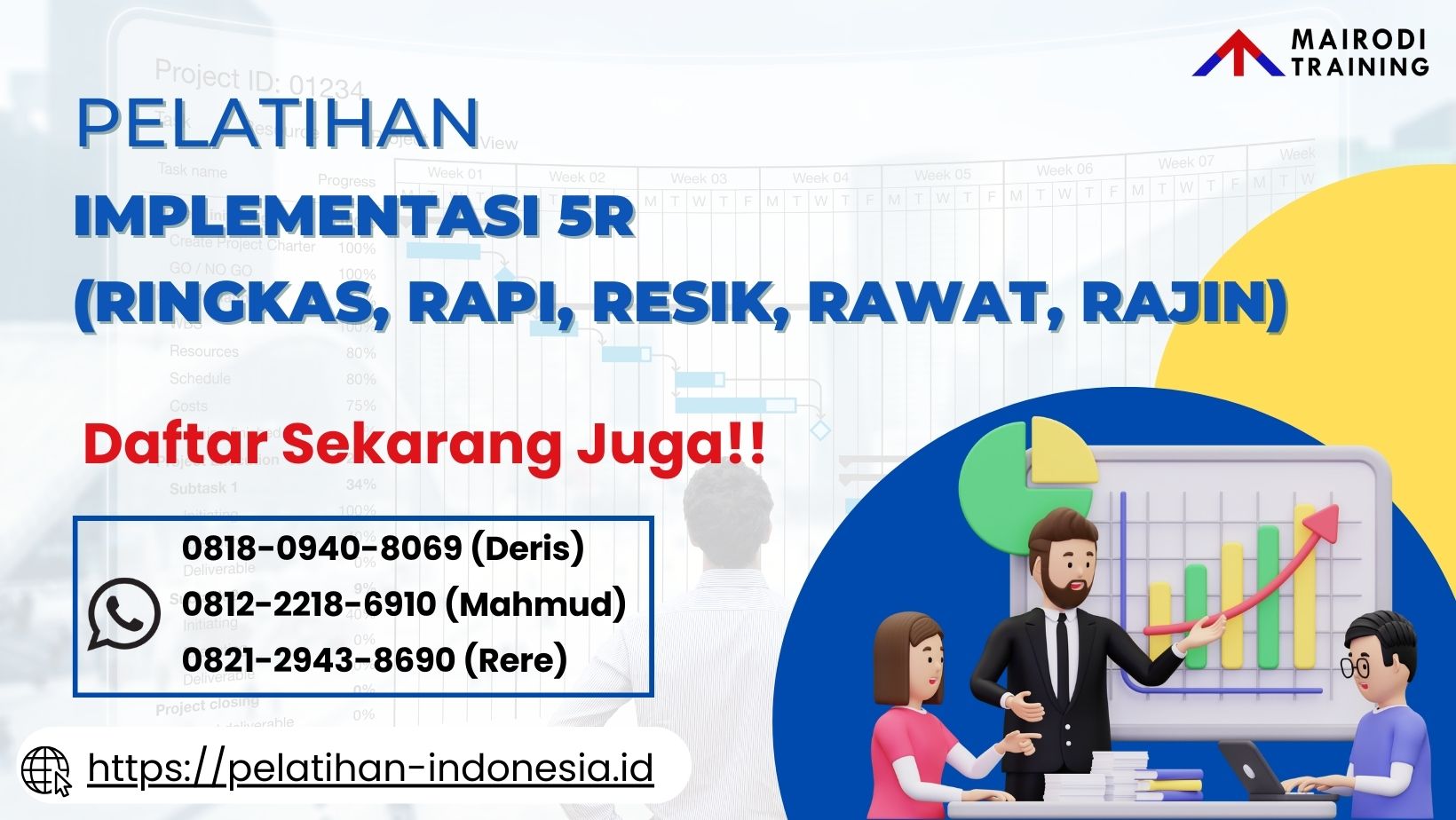 Pelatihan 5R (Ringkas, Rapi, Resik, Rawat, Rajin)