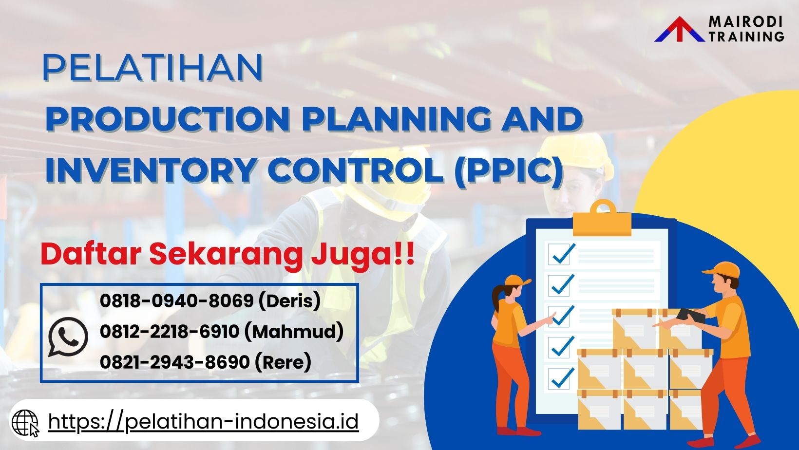 Pelatihan PPIC (Production Planning and Inventory Control)