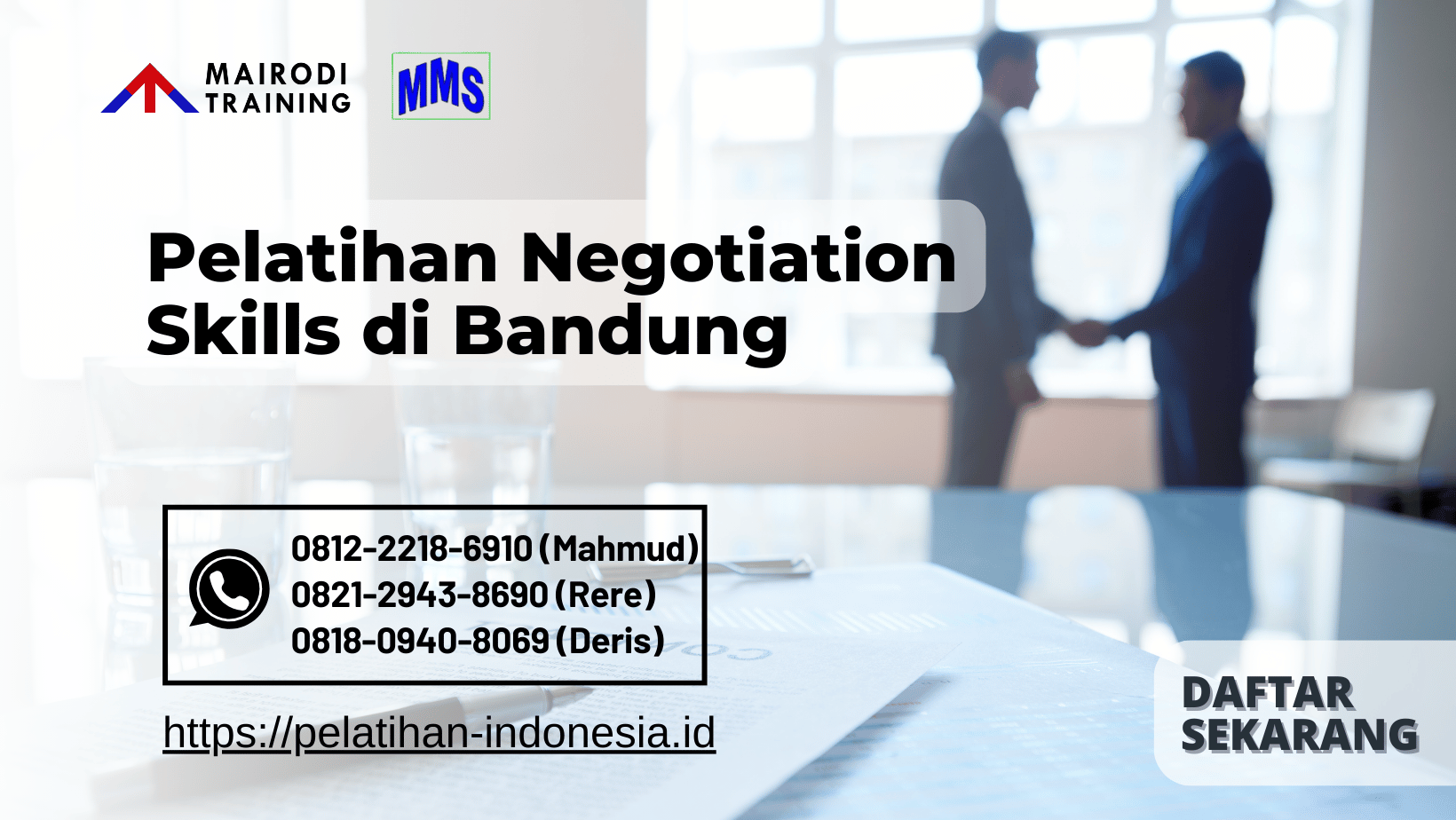 Pelatihan Negotiation Skills di Bandung