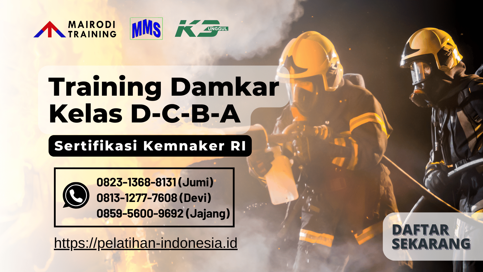 Training Damkar DCBA Kemnaker RI