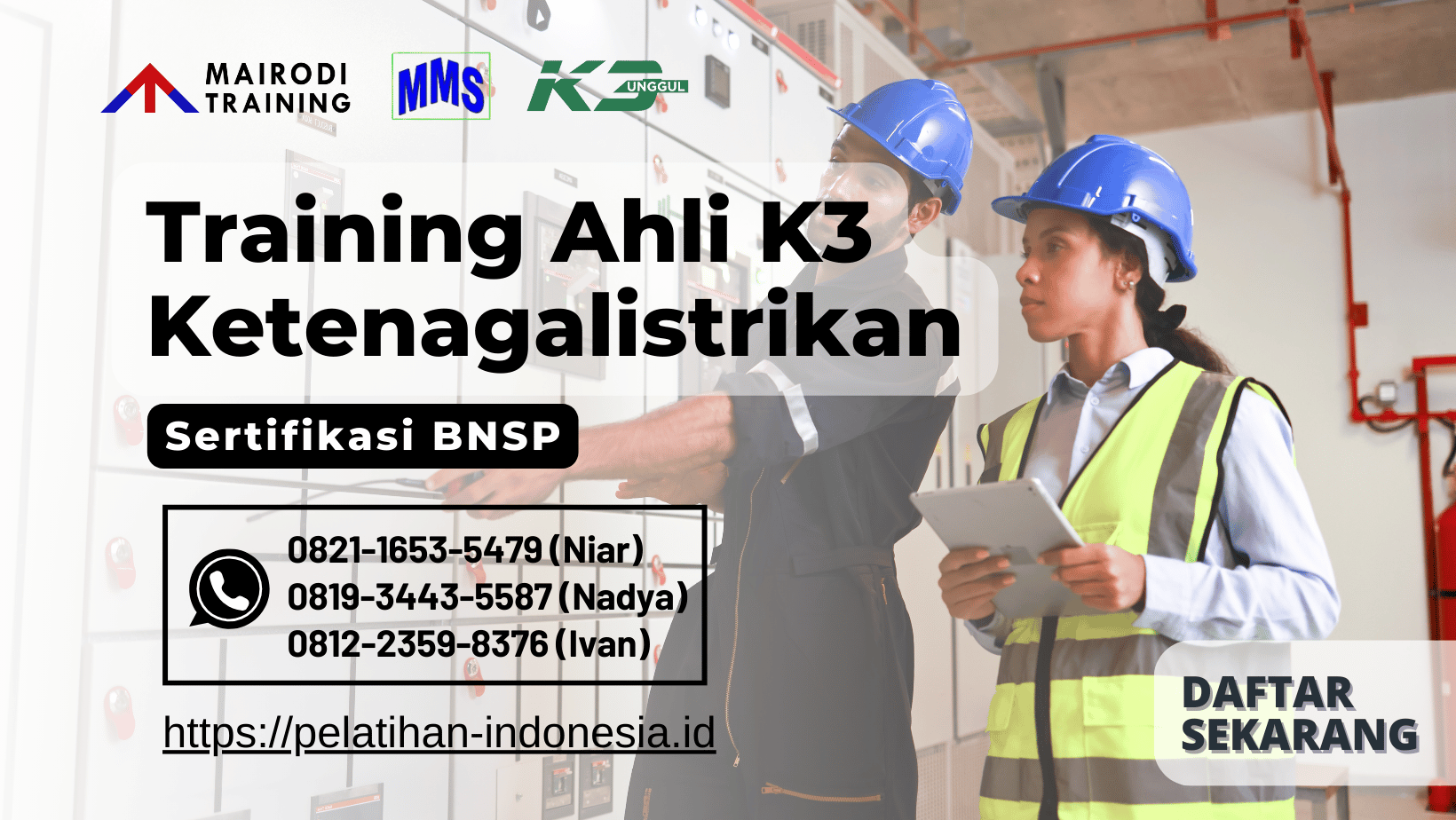 Training Ahli K3 Ketenagalistrikan Sertifikasi BNSP
