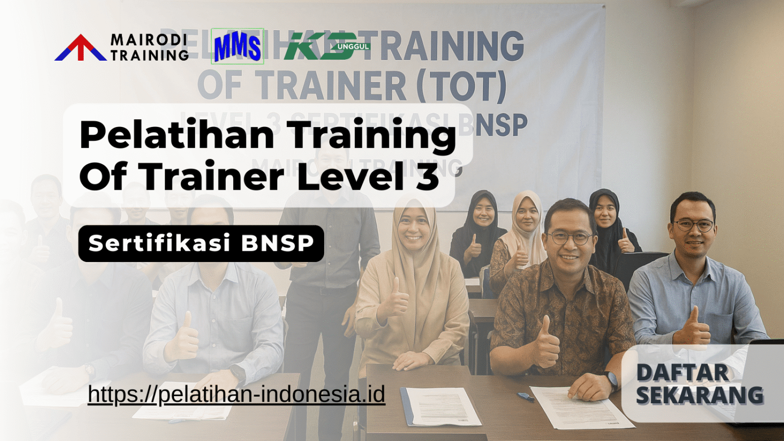 Pelatihan TOT Level 3 (Training of Trainer) Asisten Instruktur BNSP