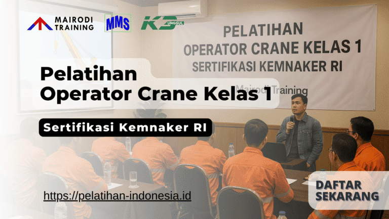 Pelatihan Operator Crane Kelas 1 Sertifikasi Kemnaker RI