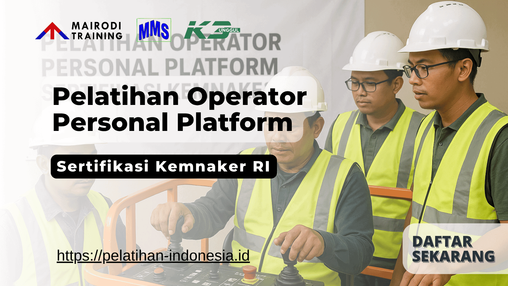 Pelatihan Operator Personal Platform - Sertifikasi Kemnaker RI