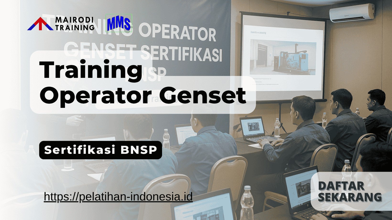 Training Operator Genset BNSP Sertifikasi dan Uji Kompetensi
