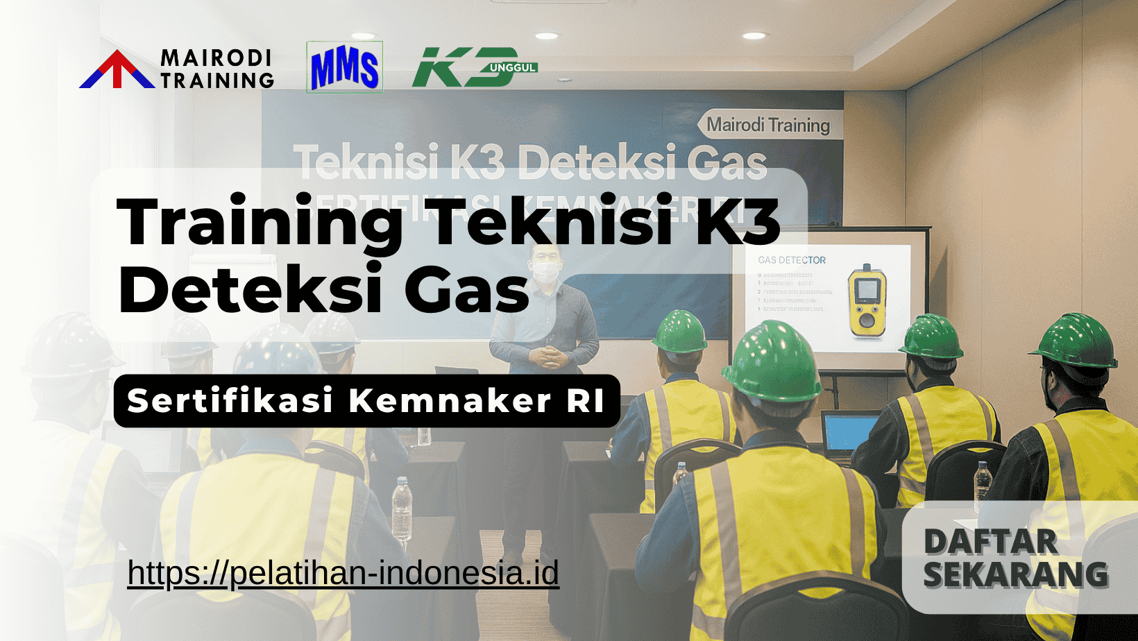 Training Teknisi K3 Deteksi Gas Sertifikasi Kemnaker RI