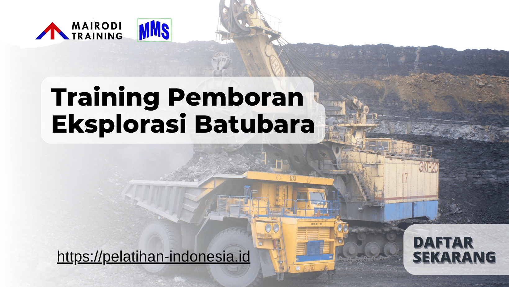 Training Pemboran Eksplorasi Batubara
